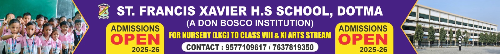 Admission - St. Francis Xavier HS School Dotma